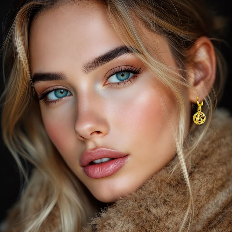 Marcella filigree sphere dangle gold-filled earrings – Raf Rossi Gold ...